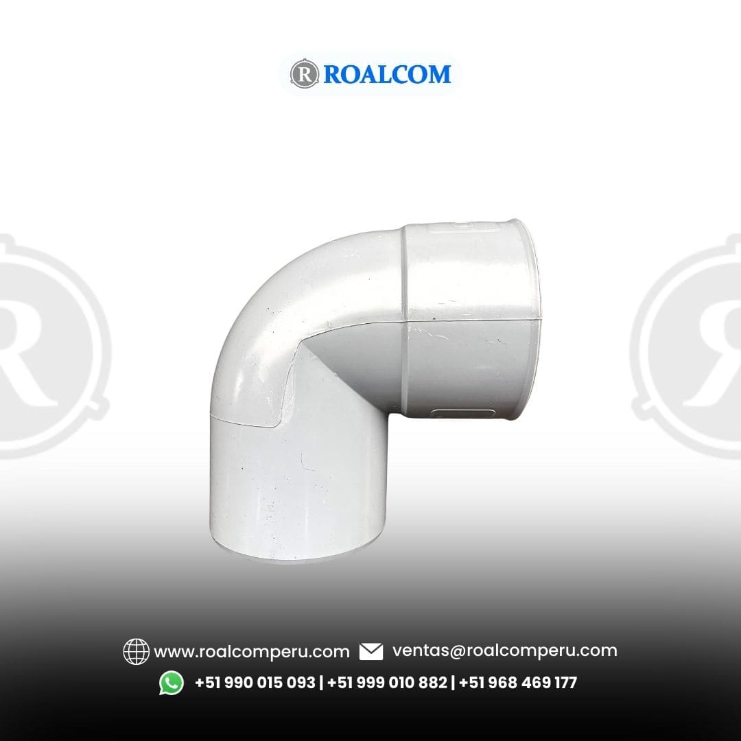 codo de 90 pvc desague - Roalcom