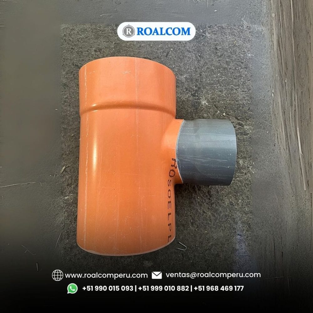 tee con reduccion pvc alcantarillado sp - Roalcom