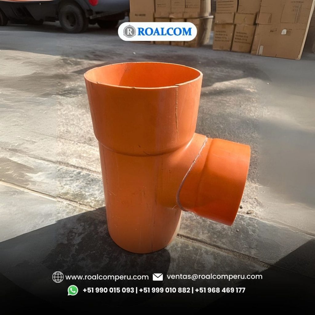 tee con reduccion pvc alcantarillado sp - Roalcom