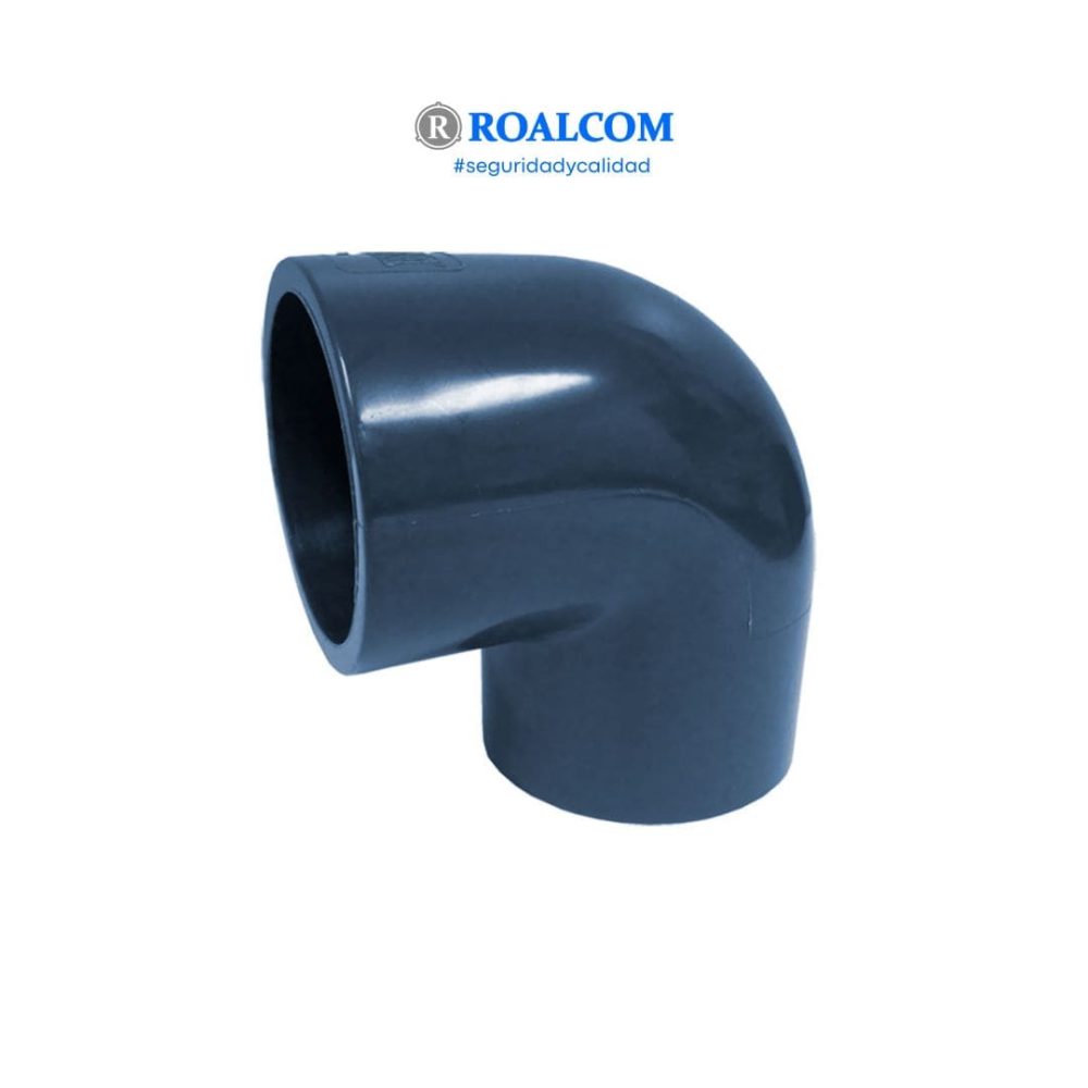 Codo 90° Inyectado SP PVC ERA - Roalcom