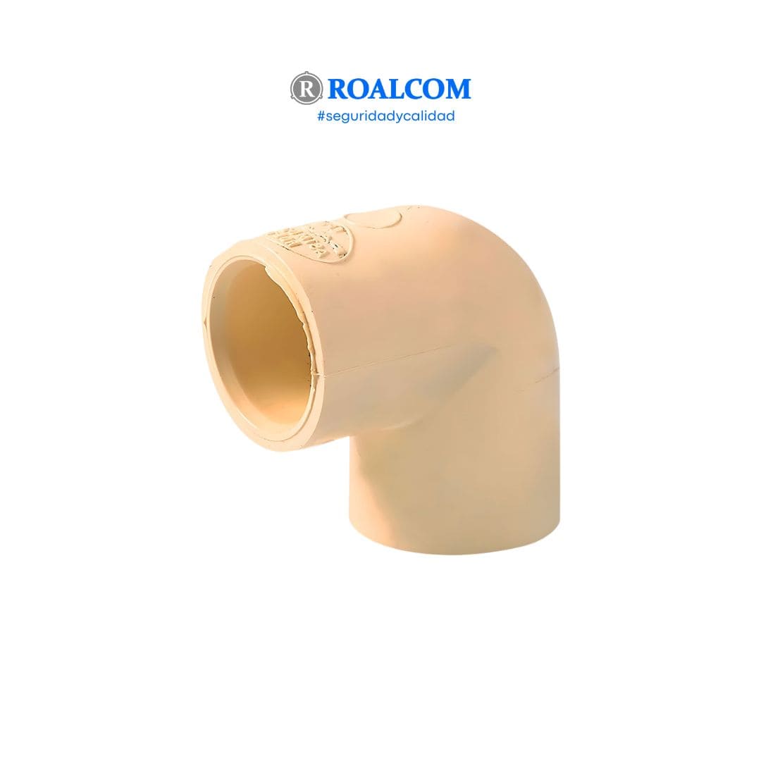 Codo 90° CPVC Agua Caliente - Roalcom